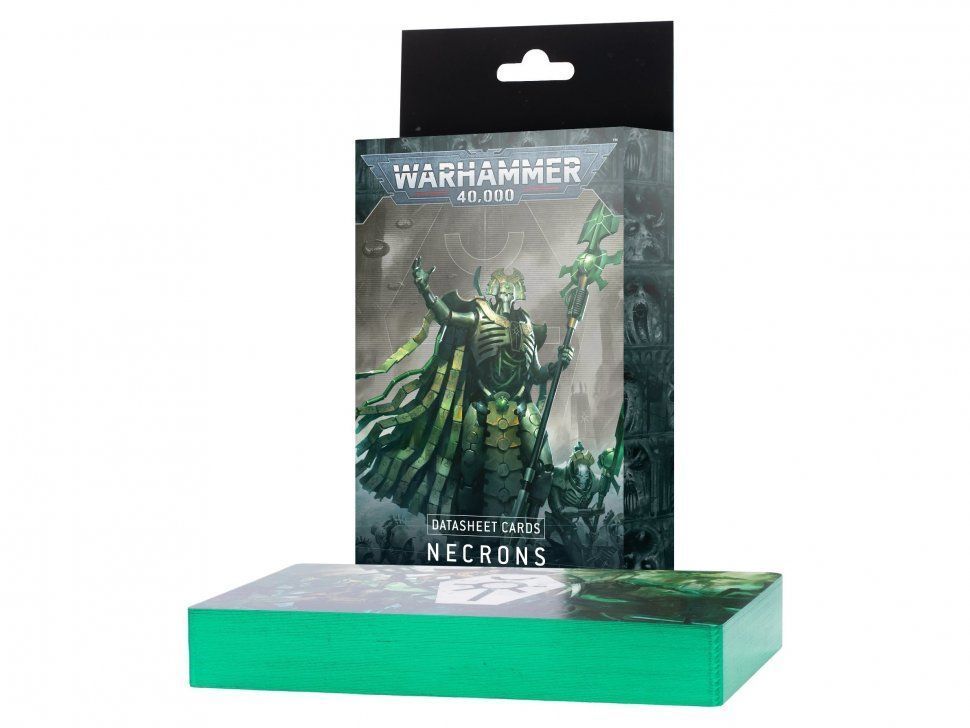 Ігровий набір GW - Warhammer 40000: Datasheet Cards - Necrons (10th Ed ...