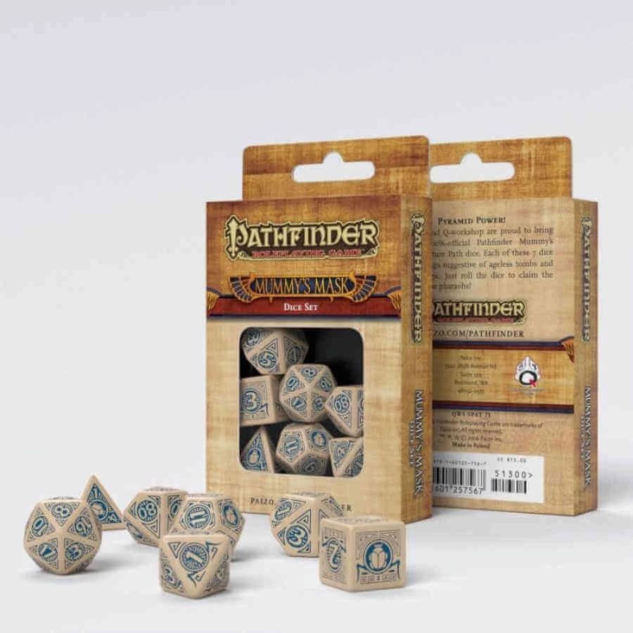 Набір кубиків Q Workshop - Dice Set. Pathfinder - Mummy*s Mask 💡 купити ...